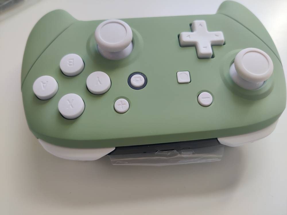 Custom Nintendo Switch Pro Controller Matcha Green Replacement Shell ...