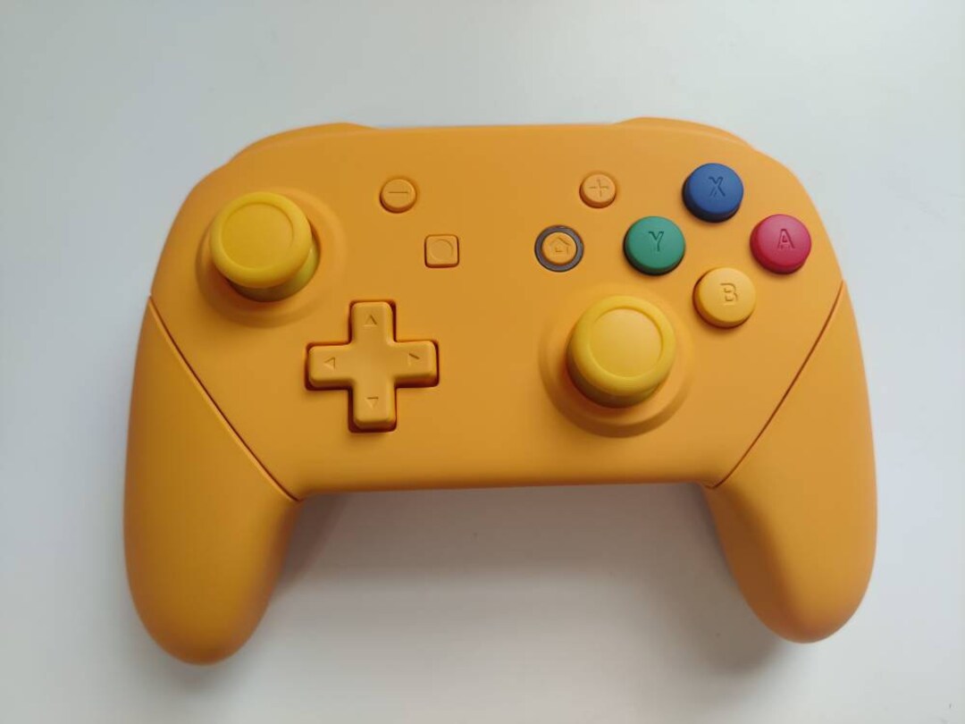 Custom Nintendo Switch Pro Controller Yellow Shell & Yellow Mix Buttons ...