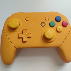 Custom Nintendo Switch Pro Controller Yellow Shell & Yellow Mix Buttons ...