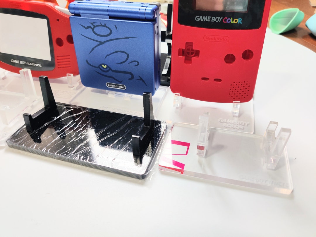 Clear Gaming Stand for Nintendo Consoles: Gameboy Color, SP, GBA ...