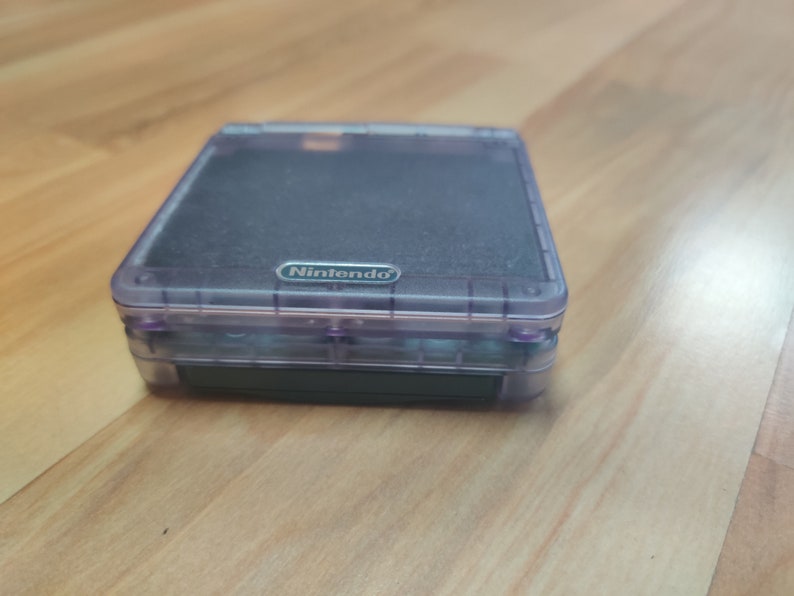 Gameboy Advance SP Transparent Clear Purple IPS V2 Screen Mod | Etsy Canada