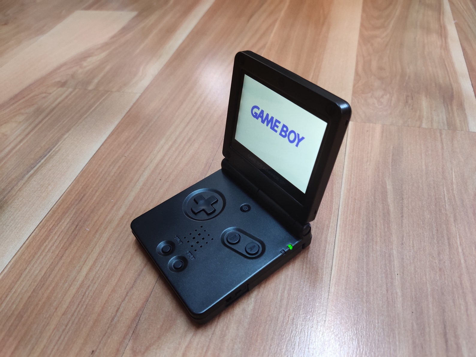 Gameboy Advance SP Solid Black Color AGS IPS Screen Mod With 10 Level ...