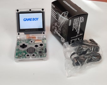 Gameboy Advance SP Transparent Clear Red IPS V2 Screen Mod | Etsy