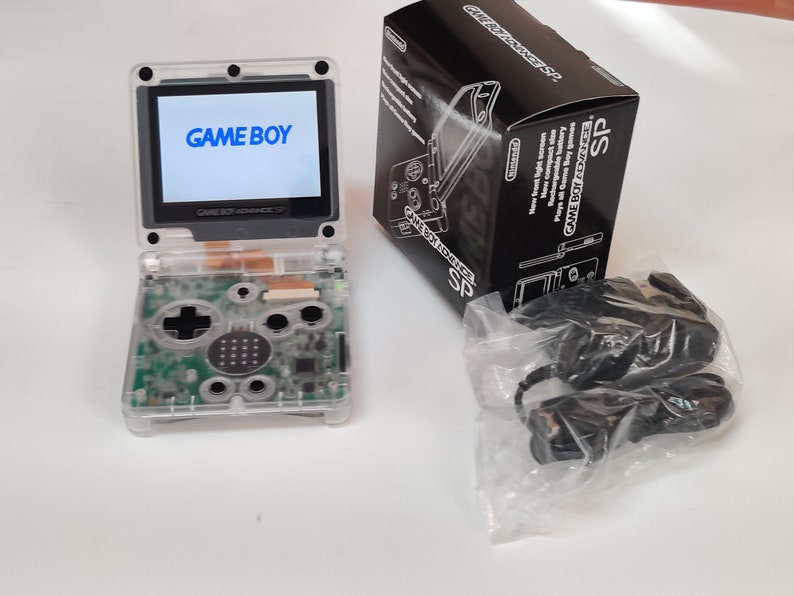 Gameboy Advance SP Transparent Clear IPS V2 Screen Mod - Etsy Canada