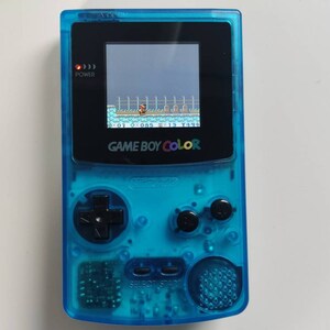 Gameboy Color Clear Sky Blue Backlight Console - Etsy