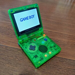 Gameboy Advance SP Clear Green With Mix Color Buttons AGS IPS Screen ...