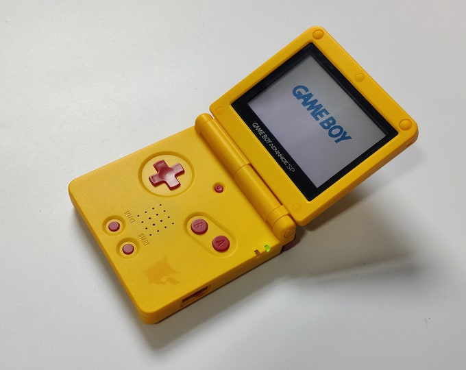 Gameboy Advance SP Pikachu Limited Edition GBA SP - Etsy