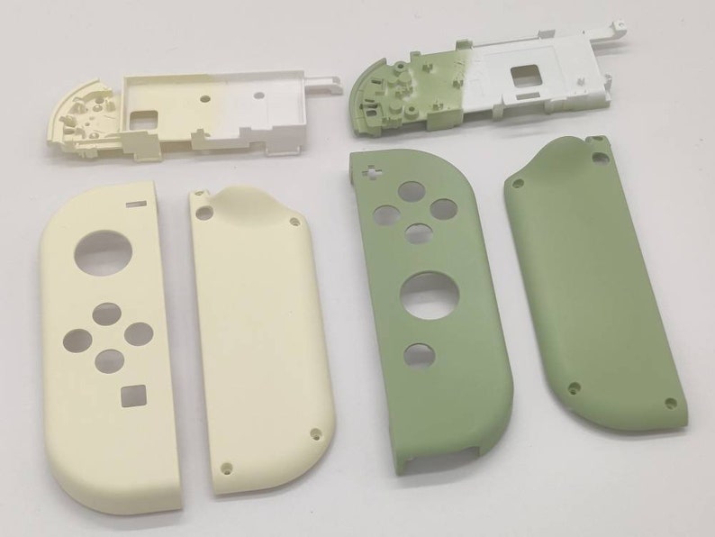Soft Touch Matcha Green & Cream Shell for Nintendo Switch - Etsy