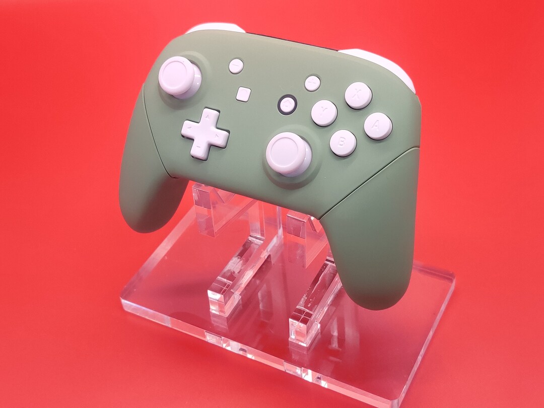 Custom Nintendo Switch Pro Controller Soft-touch Matcha Green - Etsy
