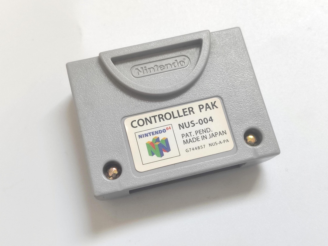 Nintendo 64 N64 OEM Controller Pak – Authentic Memory Card - Etsy