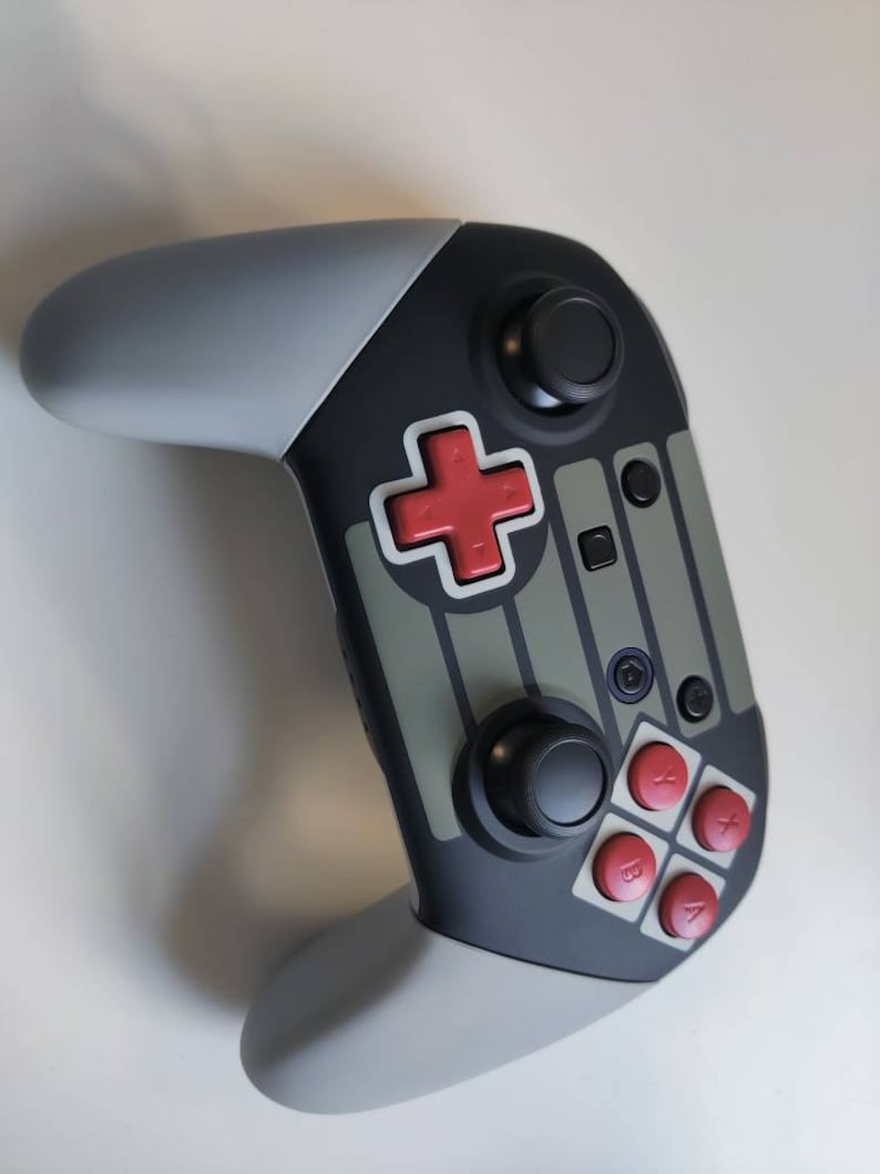 Custom Nintendo Switch Pro Controller Nes Edition - Etsy