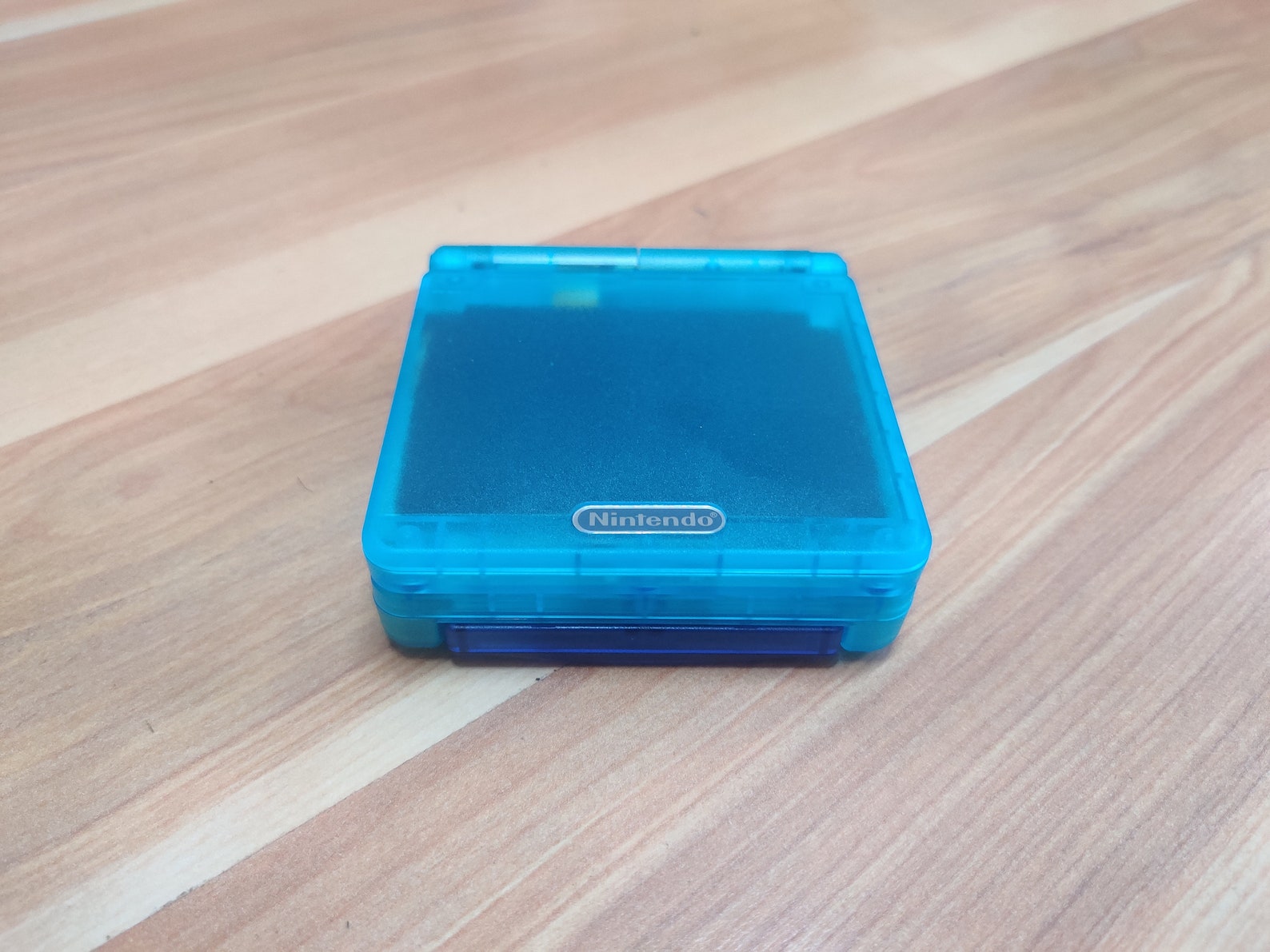 Gameboy Advance SP Transparent Clear Sky Blue IPS V2 Screen | Etsy