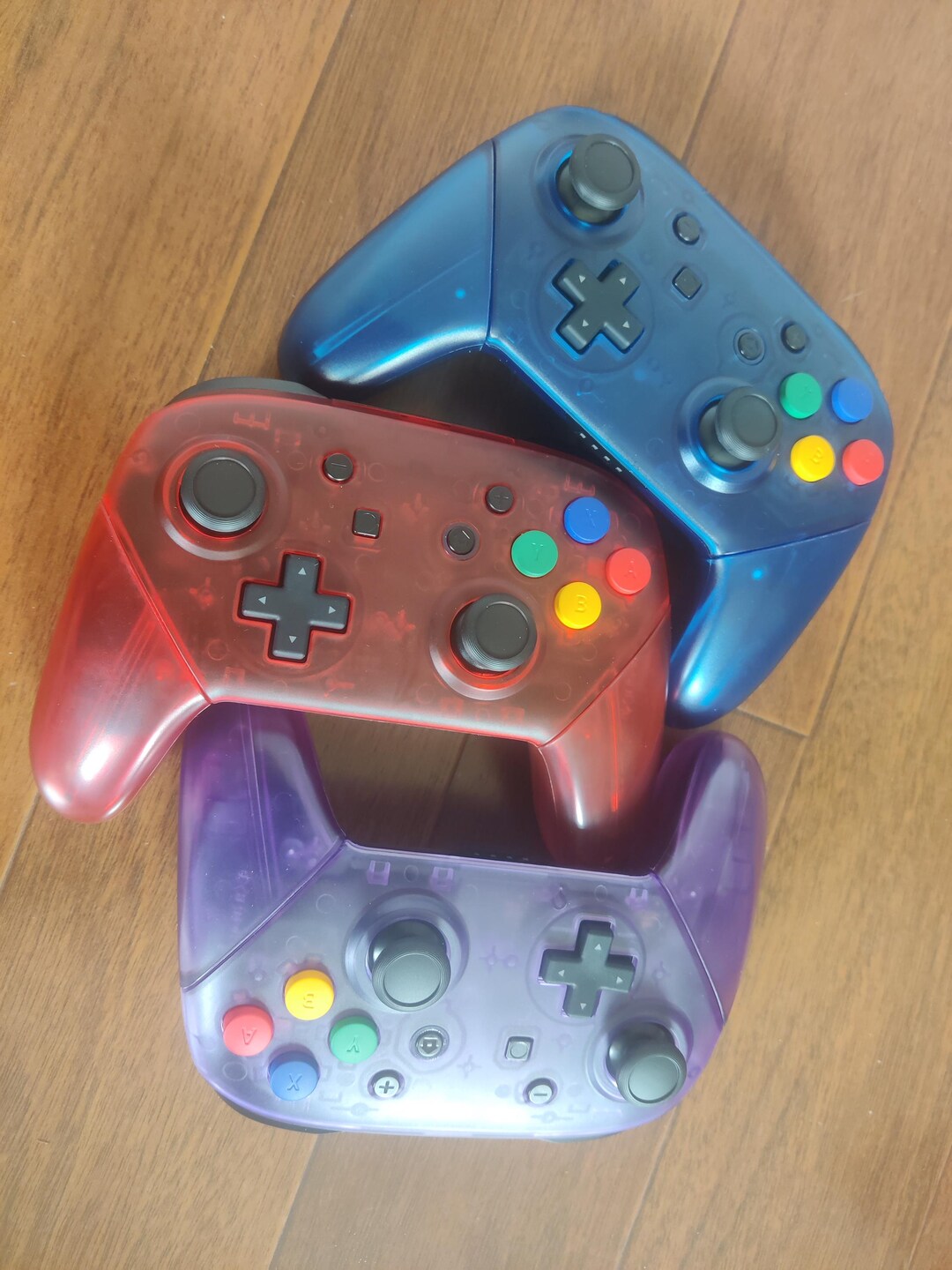 Custom Nintendo Switch Pro Controller N64 Clear Shell Choose Your Color ...