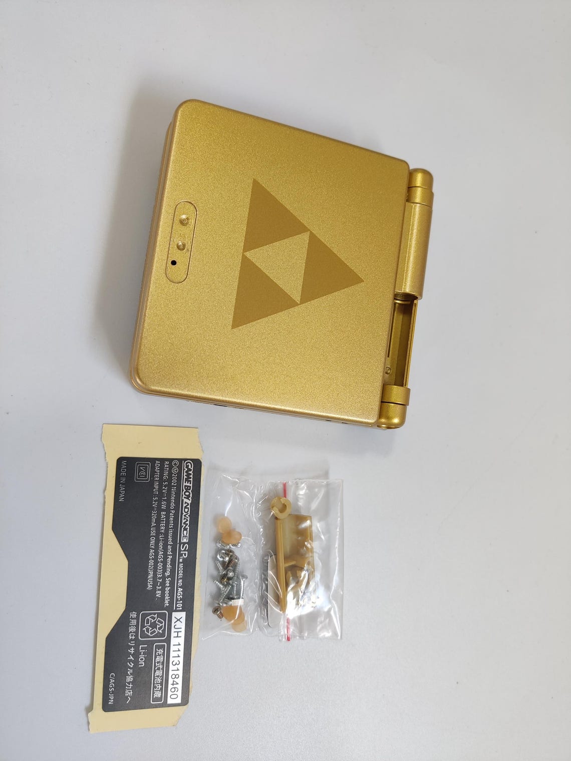 Gameboy Advance SP Classic Zelda Replacement Housing Shell for GBA SP ...