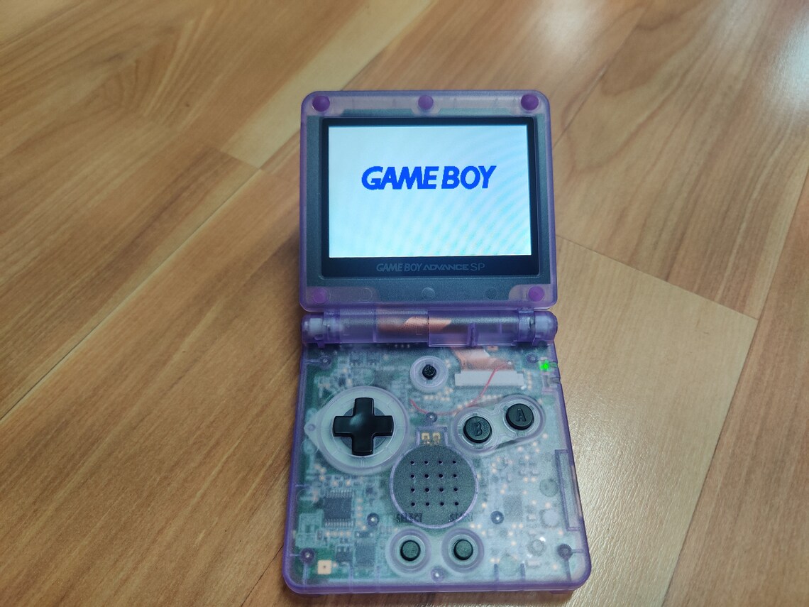 Gameboy Advance SP Transparent Purple IPS V2 - Etsy