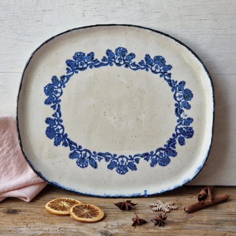 Ceramic Platter - Etsy