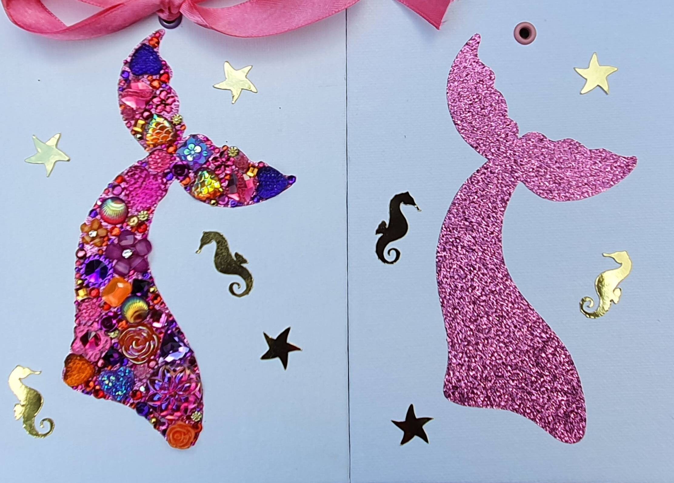 Mermaid Tail Craft Kit: Children and Adult Diy Handmade Craft - Etsy ...