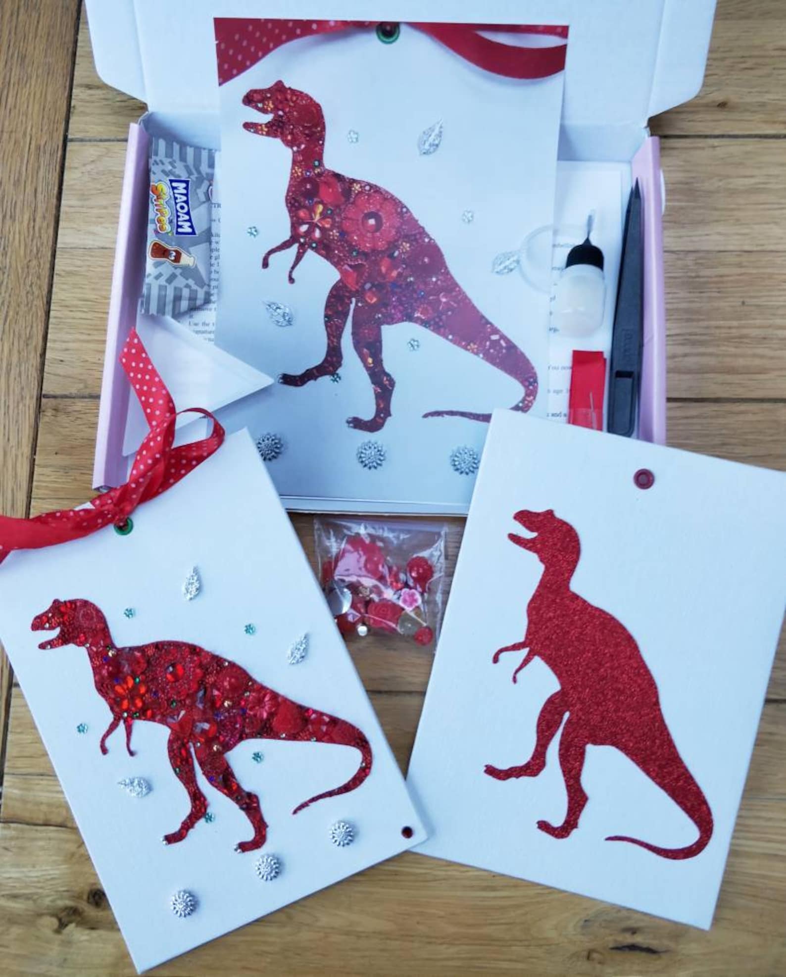 Tyrannosaurus Craft Kit Dinosaur Craft Kit: Children's | Etsy