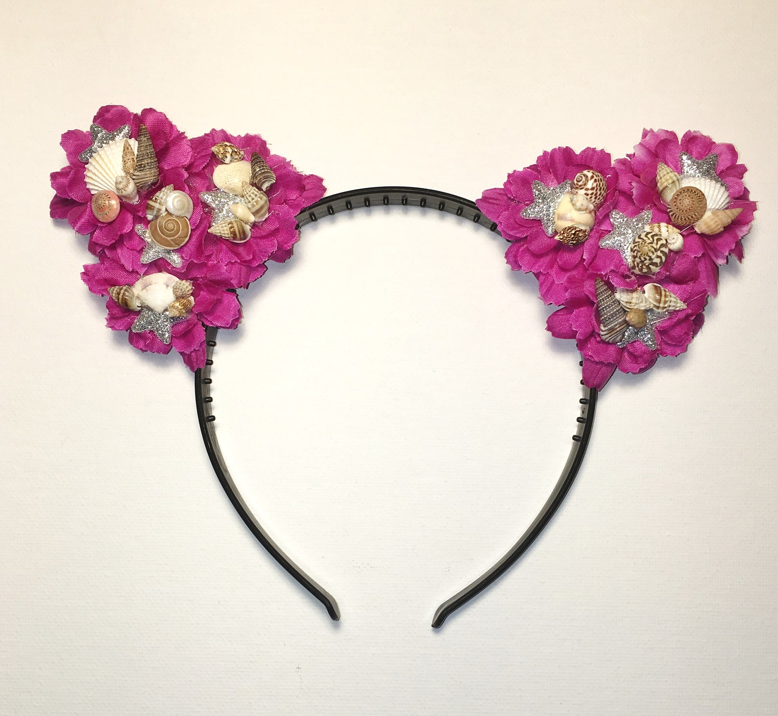 Flower Cat Ears, Cat Headband, Festival Attire, Cat Ears, Kitty Cat ...