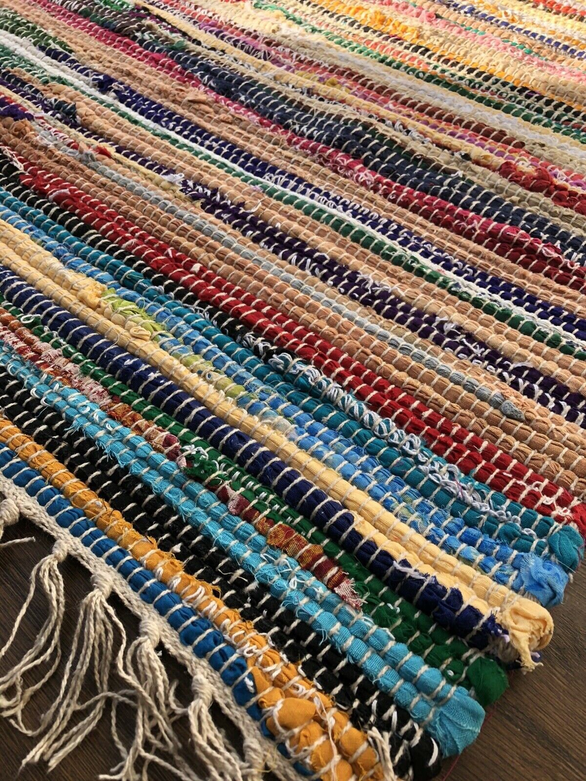 Rag Rug 60x90 Cm Multicoloured - Etsy UK