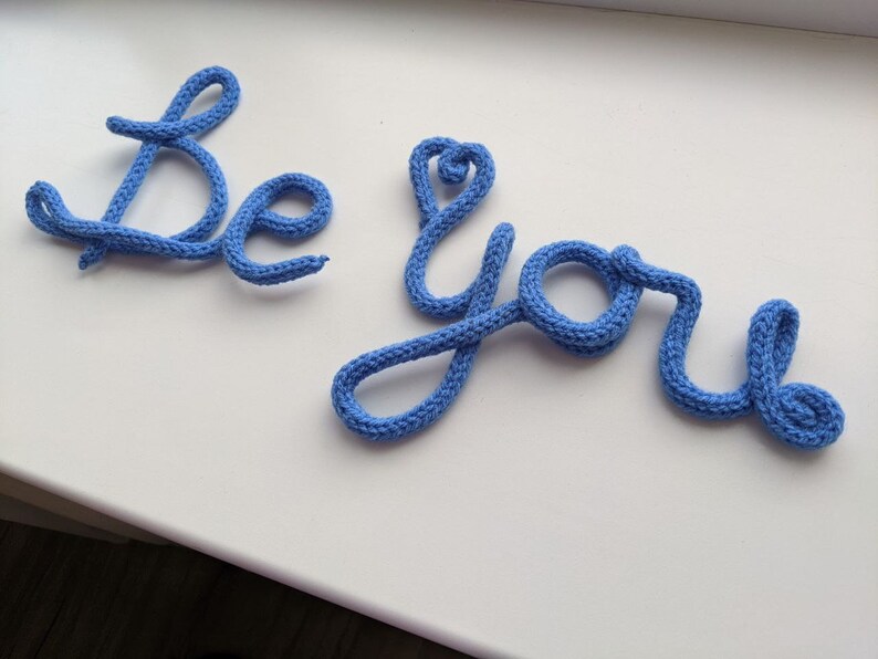 Knitted Sign Be You Positive Vibes Only Positive Quotes - Etsy