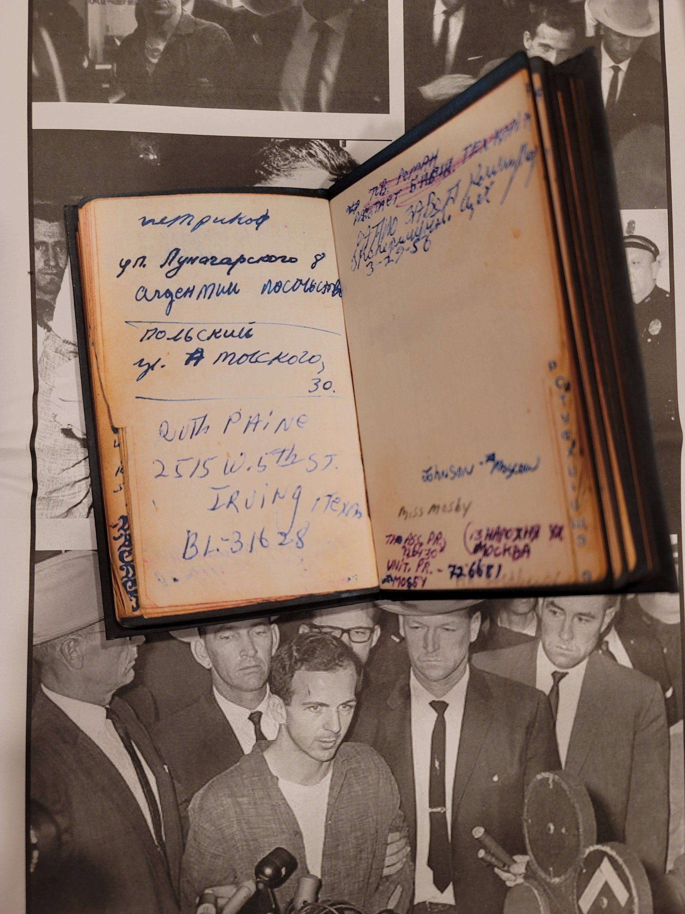 Lee Harvey Oswald's Address Book (handbound Full Color Reproduction ...