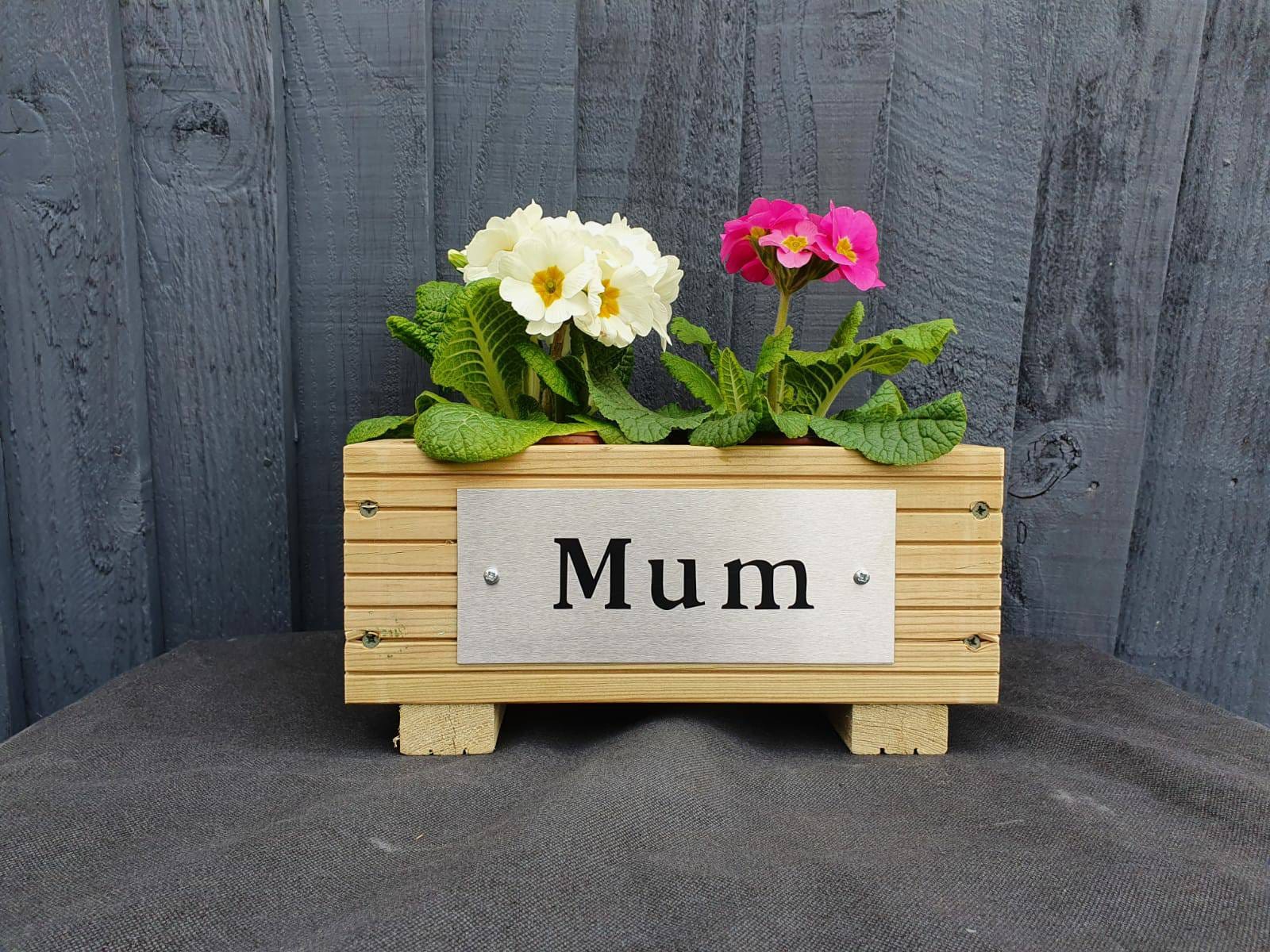 Personalised Decking Board Planter for all ocassions - Etsy.de