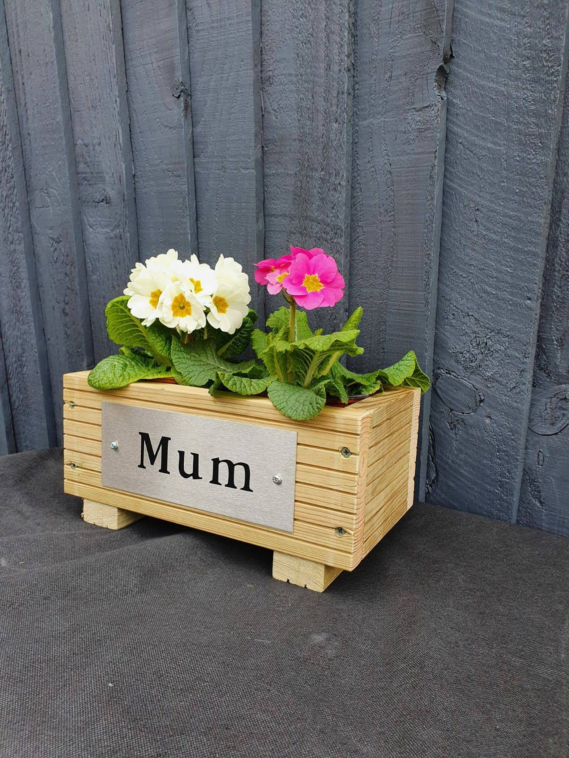 Personalised Decking Board Planter for all ocassions - Etsy.de