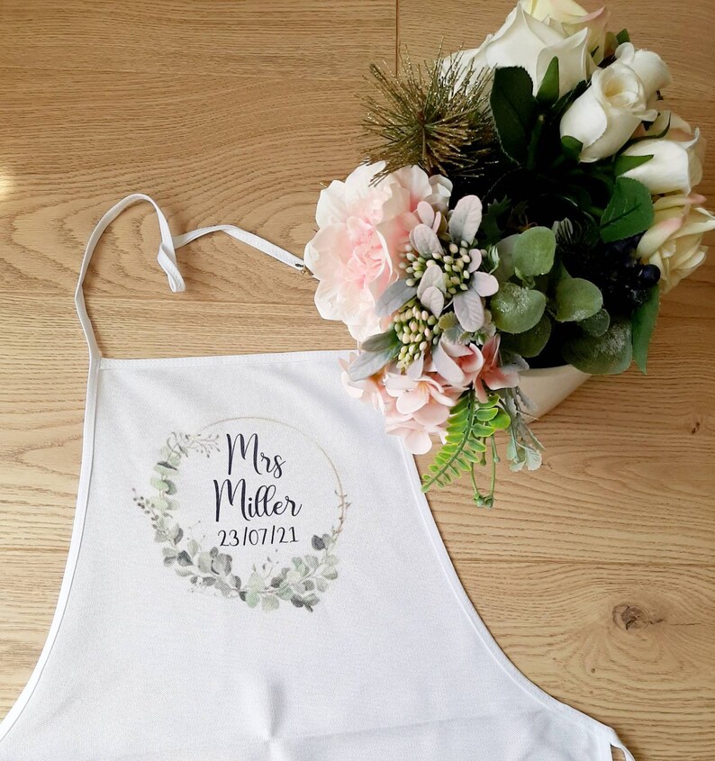 Wedding Apron Bride Apron Bridesmaid Apron Personalised - Etsy