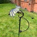 Gold Metal Dragon Garden Wind Rocker Mystical Outdoor Weather Ornament ...