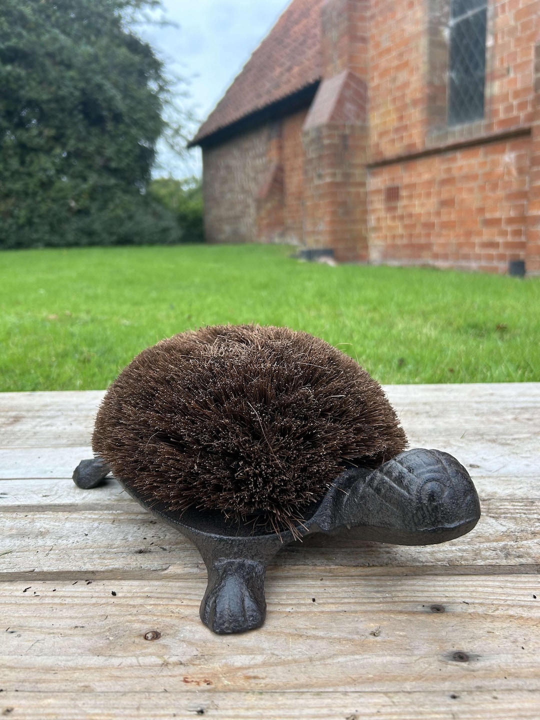Cast Iron Tortoise Boot Scraper Boot Brush Heavy Duty Gift Metal Turtle ...