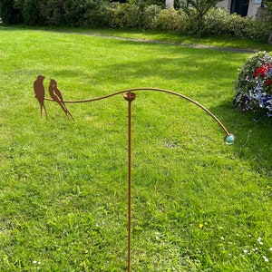 Swallow Pair Garden Rocker Wind Spinner Stake Metal Gift - Etsy UK