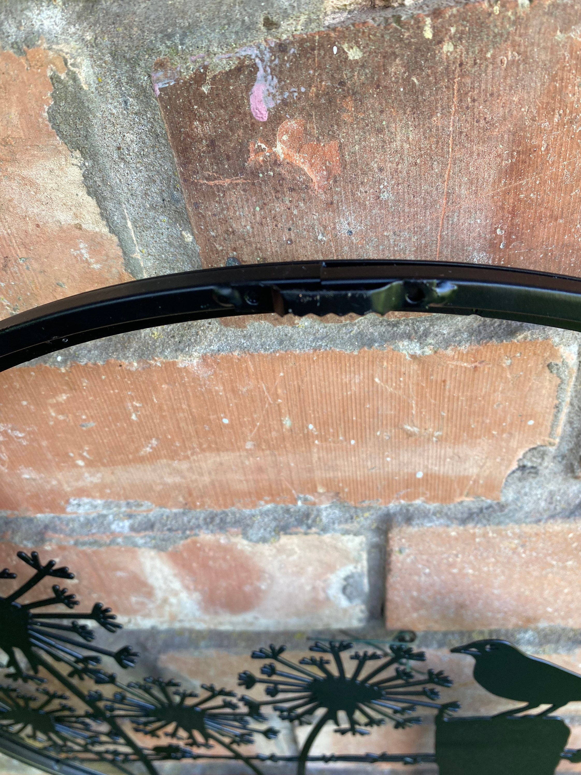 Black Metal Bird on Post Garden Wall Art Gift Nature - Etsy UK