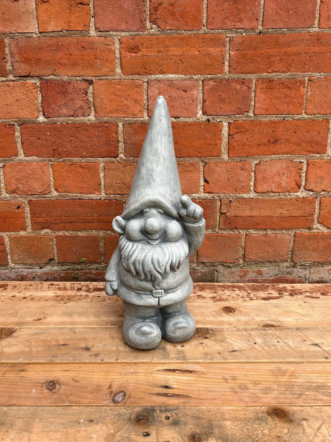 Cheeky Garden Woodland Gnome Statue Outdoor Indoor Gift - Etsy