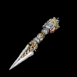 Tibetan Ritual Dagger Phurba Aka Phurbu or Kila, Made From Copper ...