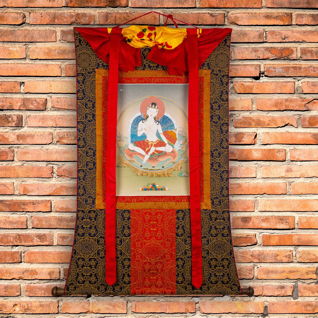 Thangka "garab Dorje Great Dzogchen Teacher" — Real Tibetan Painting on ...