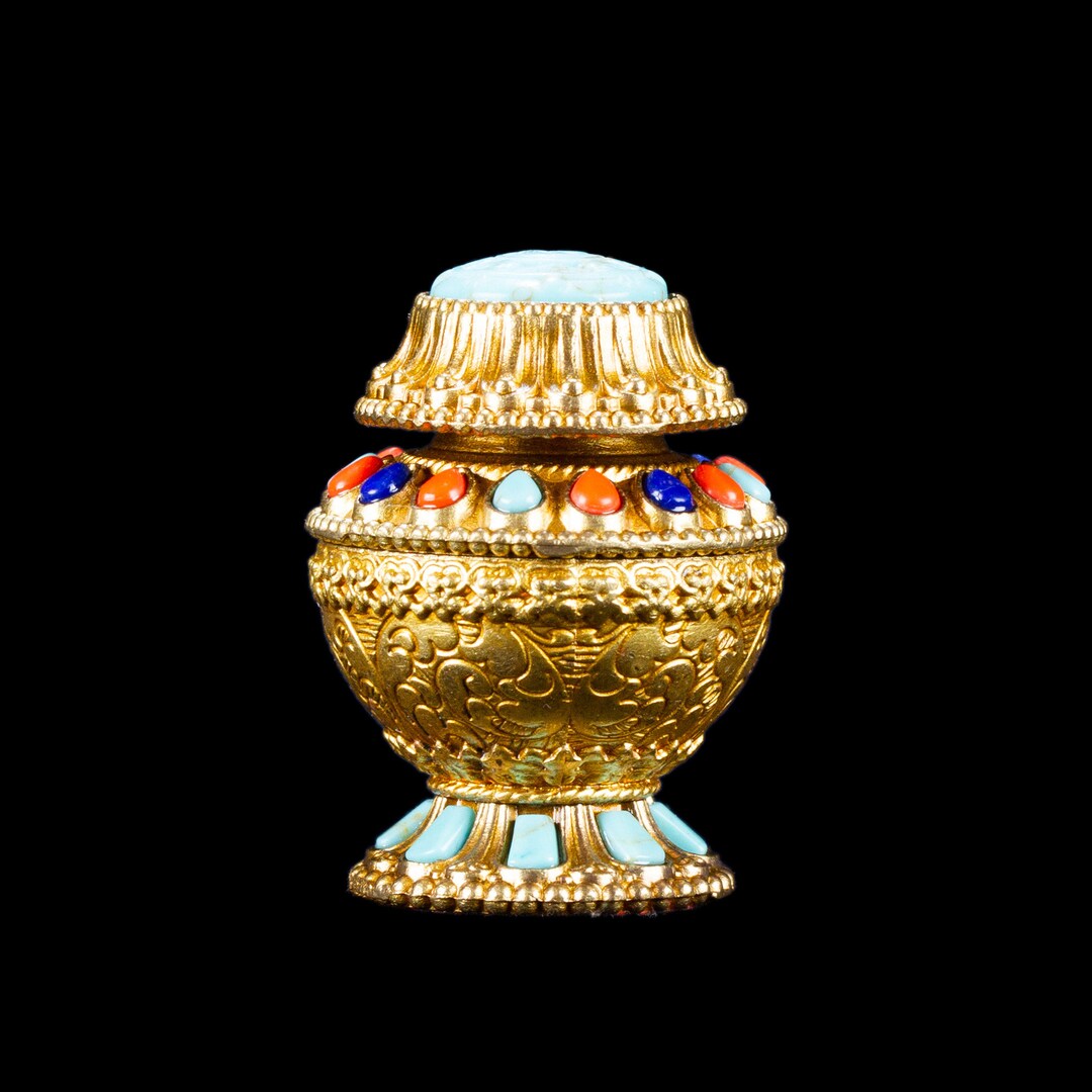 Reliquary, Treasure Vase or Relic Vase, Small and Elegant, Height — 4 ...