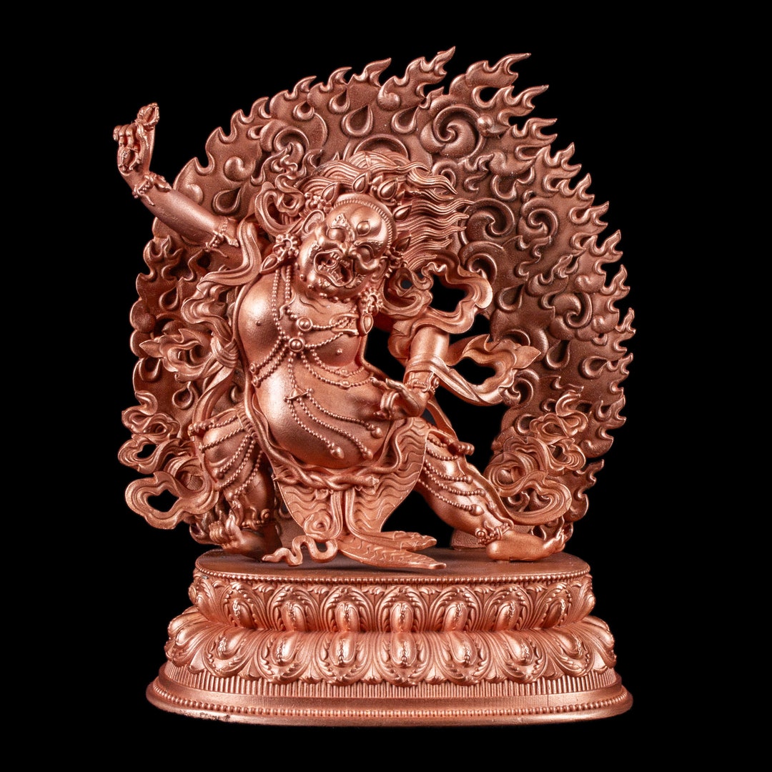 Statue of Vajrapani Well Known Dharma Protector Made From Copper 11.0 ...
