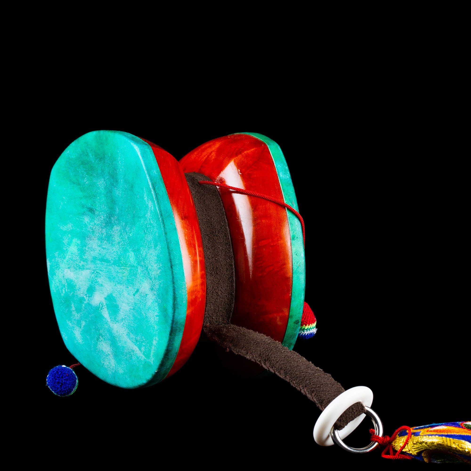 Small Damaru Made From Bawa Wood Perfect Tibetan Traditional | Etsy