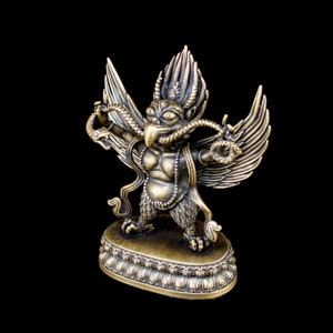 Statue of Garuda Aka Suparna Large Mythical Bird-like Creature / Made ...