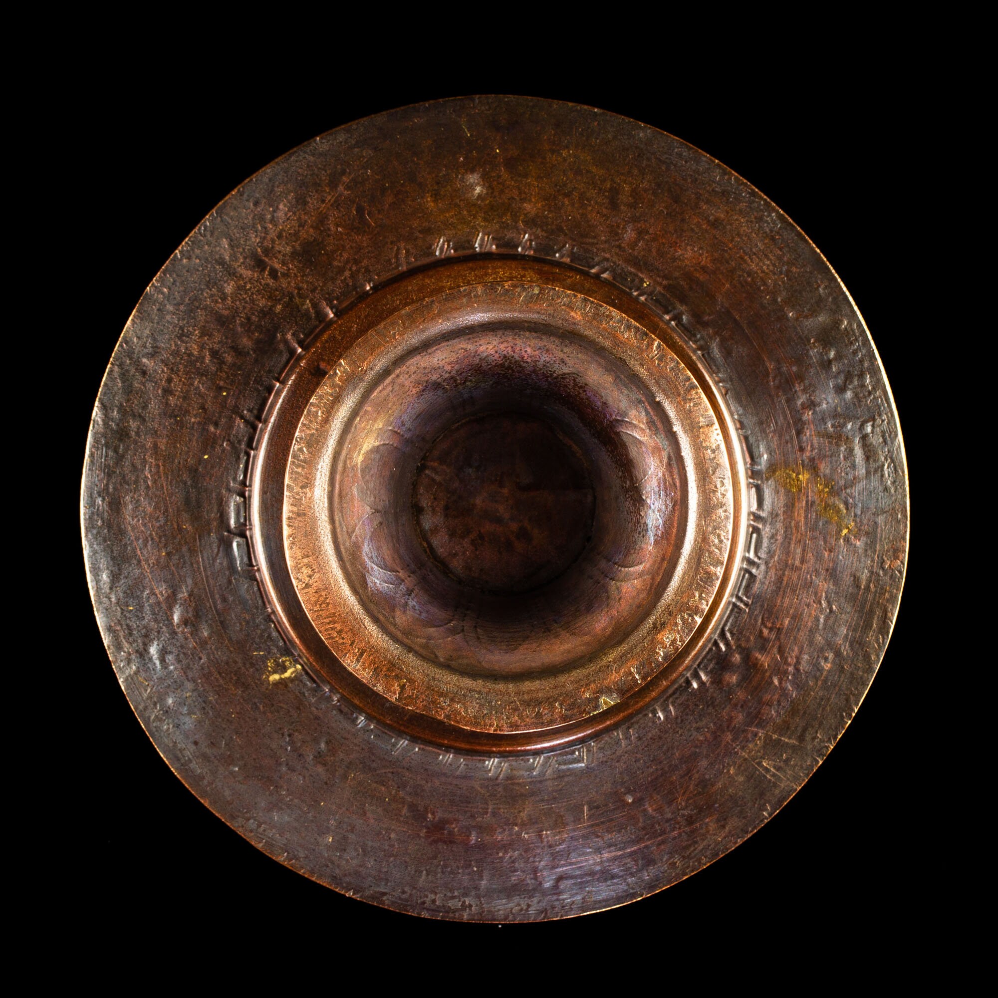 Buddhist Copper Mandala Set With Traditional Carving / Tiny - Etsy