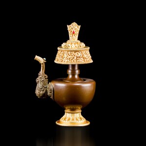 Bumpa With Spout Tibetan Sacred Water Vase Used for Ritual Practices ...