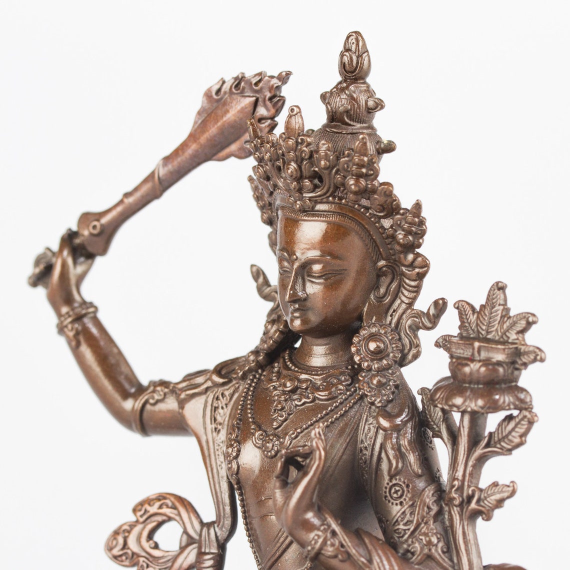 Statue of Manjushree aka Jampel a bodhisattva of wisdom : | Etsy