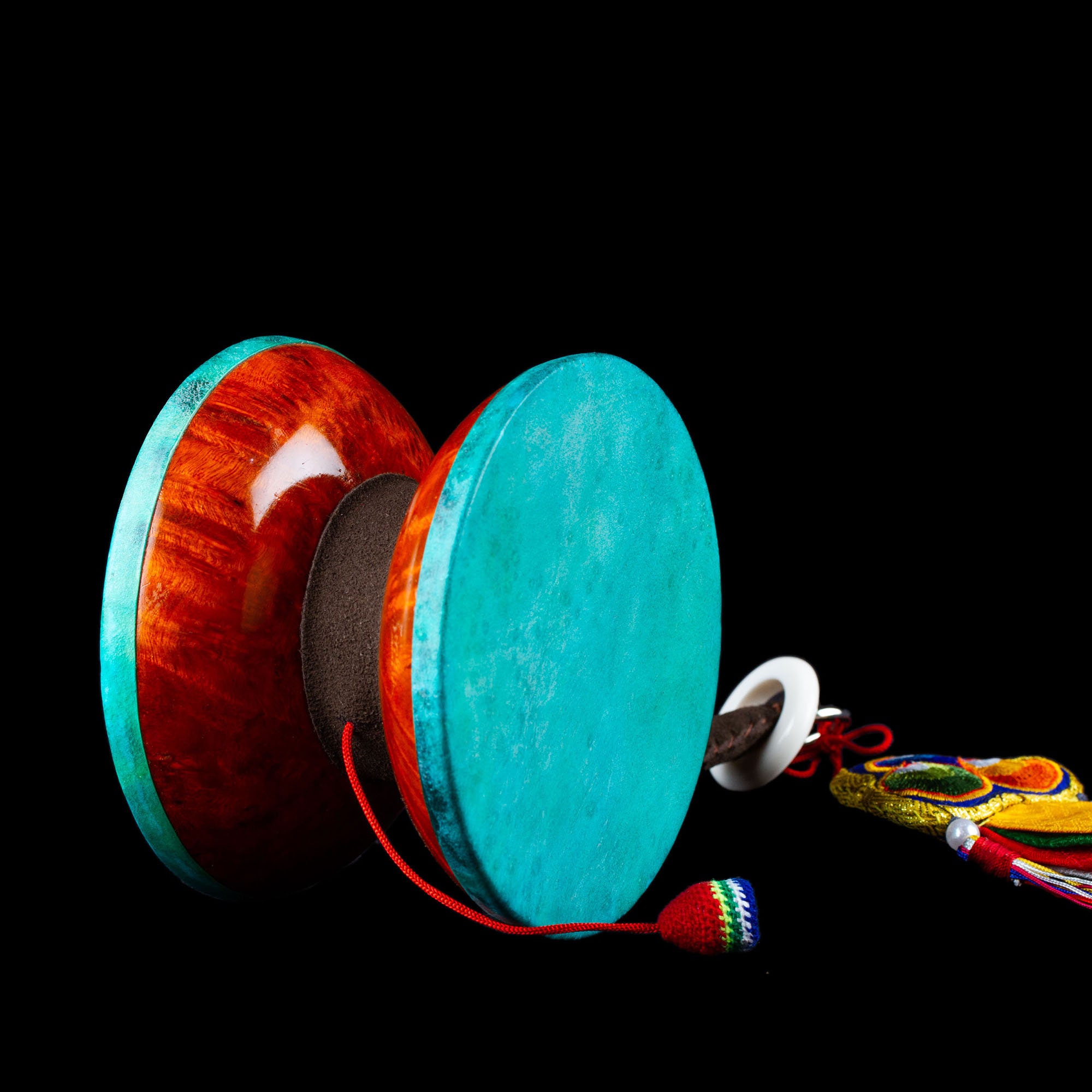 Small Damaru Made From Bawa Wood Perfect Tibetan Traditional | Etsy