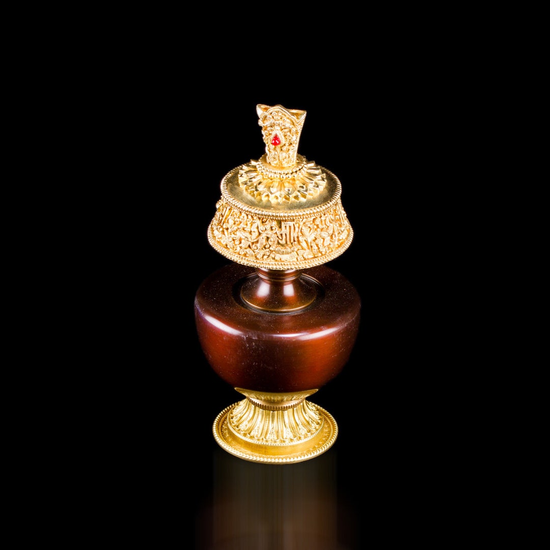 Bumpa Without Spout Tibetan Sacred Water Vase Used for Ritual Practices ...