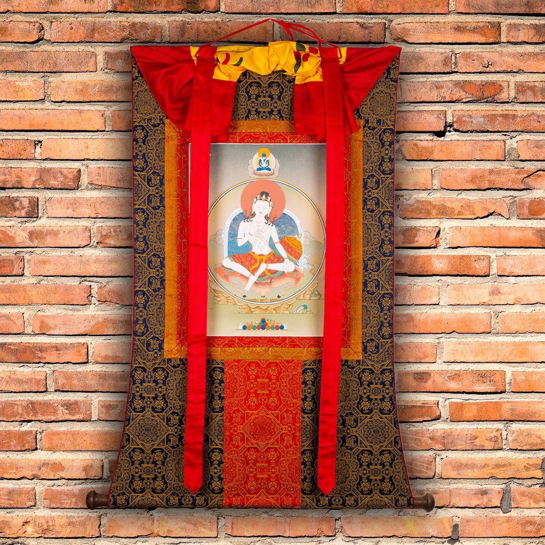 Thangka "garab Dorje Great Dzogchen Teacher" — Real Tibetan Painting on ...