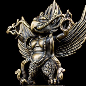 Statue of Garuda Aka Suparna Large Mythical Bird-like Creature / Made ...