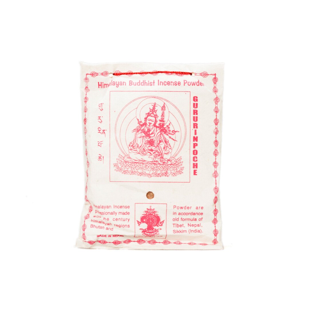 Guru Rinpoche padmasambhava Genuine Tibetan Incense Powder by Himalayan ...