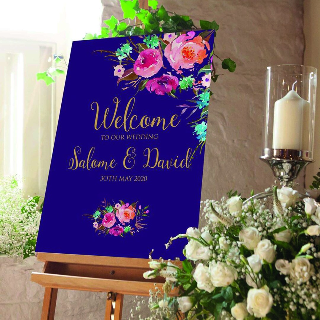 Roses Welcome Sign - Etsy