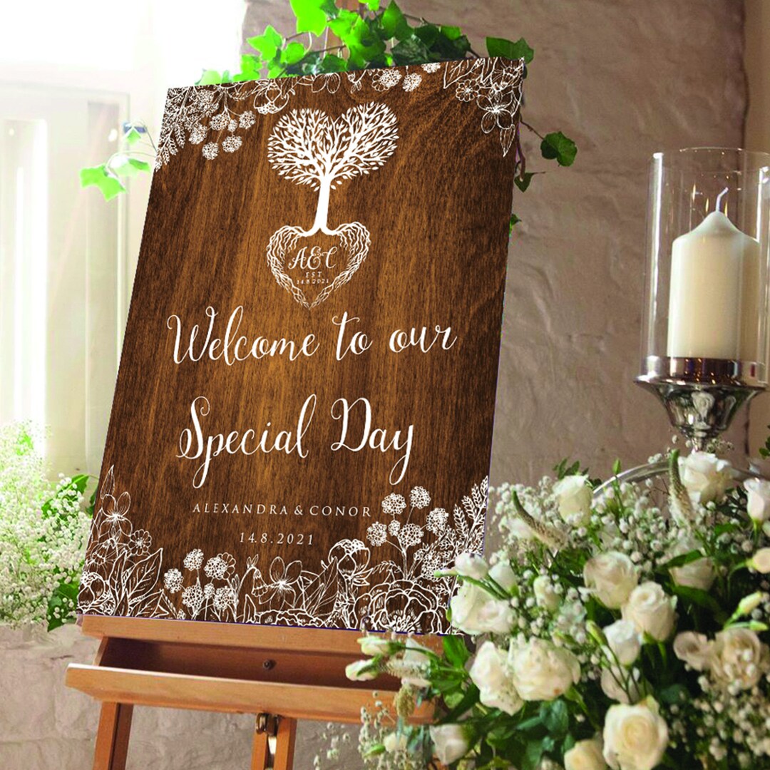 Tree of Life Wedding Sign - Etsy
